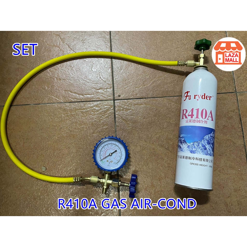 R410A GAS AIRCOND INVERTER TYPES OLD/NEW MODEL TOP UP GAS COMPRESSOR ...