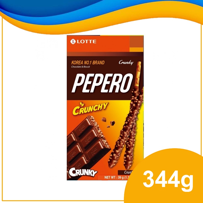 LOTTE PEPERO Crunchy Stick Cookie 344g [8 Packs] | Shopee Malaysia