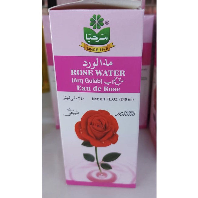 Rose Water | Marhaba Arq-e-Gulab (Rose Water) 240ml | Shopee Malaysia