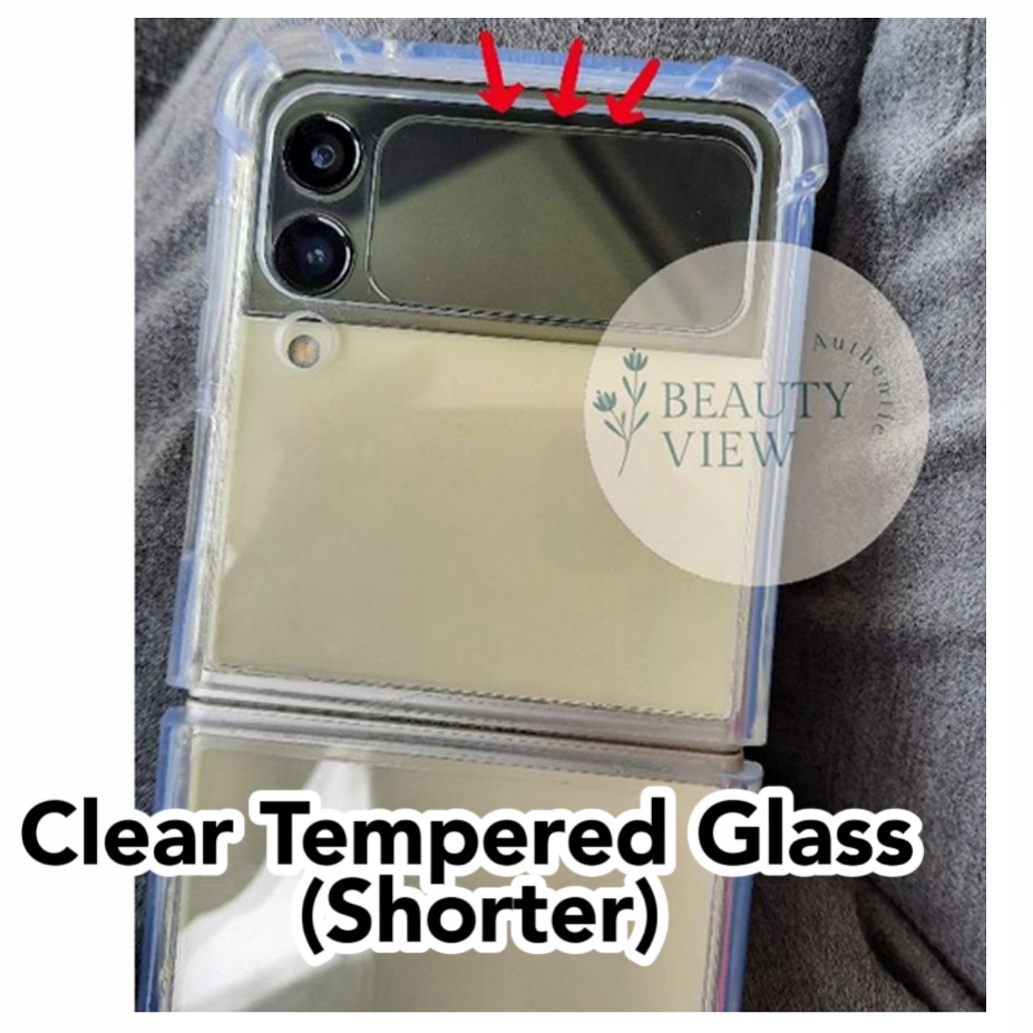 ZFlip5/ZFlip4/ZFlip3 Tempered Glass Back Screen Protector 三星后屏幕钢化膜 ...