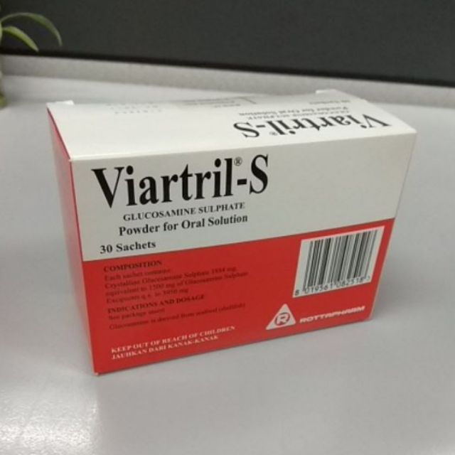 (Exp: 12-2026) Viartril-S Glucosamine Sulphate 30 Sachets 1500MG ...