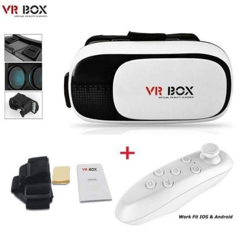 VR BOX 2.0 ENCHANCED EDITION 3D VIRTUAL REALITY GLASSES WITH WIRELESS ...
