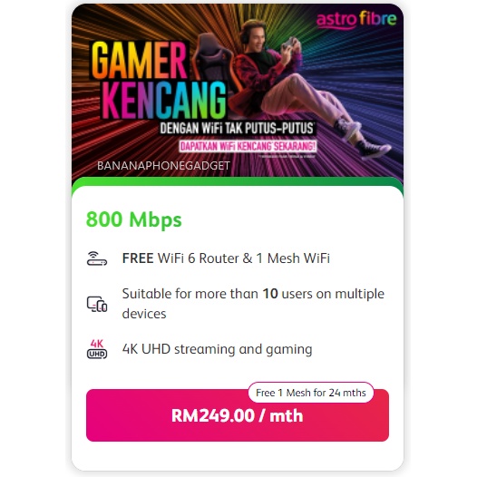 ( READY STOCK ) ASTRO FIBER AND ASTRO BROADBAND 50MBPS 100MBPS 500MBPS ...