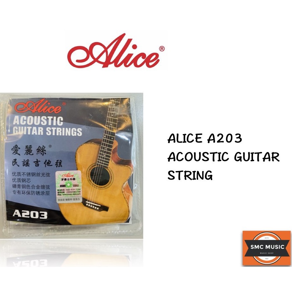 Alice Acoustic Guitar Strings A203 | Shopee Malaysia