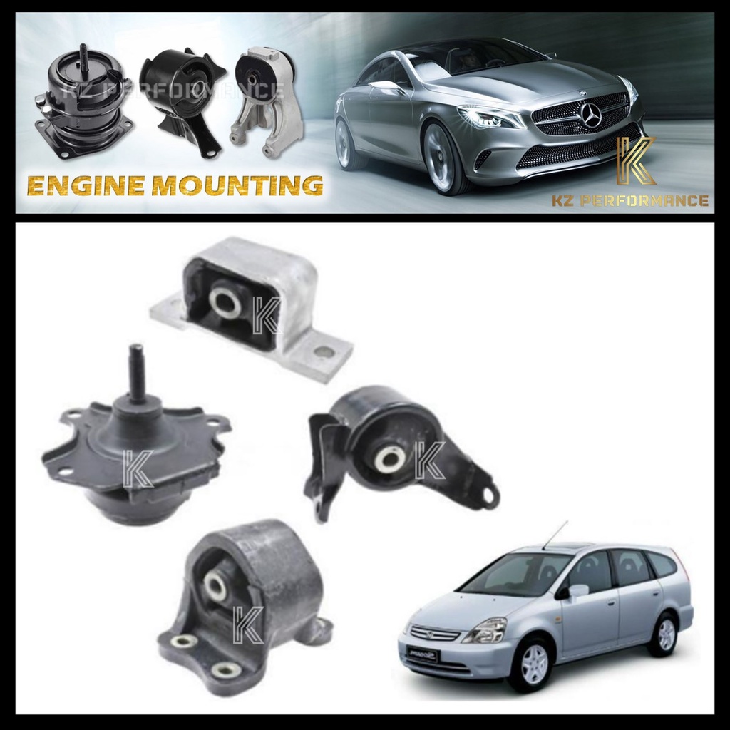HONDA STREAM S7A RN3 RN5 2.0 K20A 2000-2006 / ENGINE MOUNTING SET ...