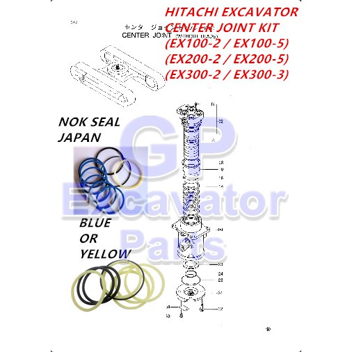 EX200-2/EX200-5/EX300-2/EX300-3/EX100-2 /EX120-2/EX120-5 Hydraulic ...