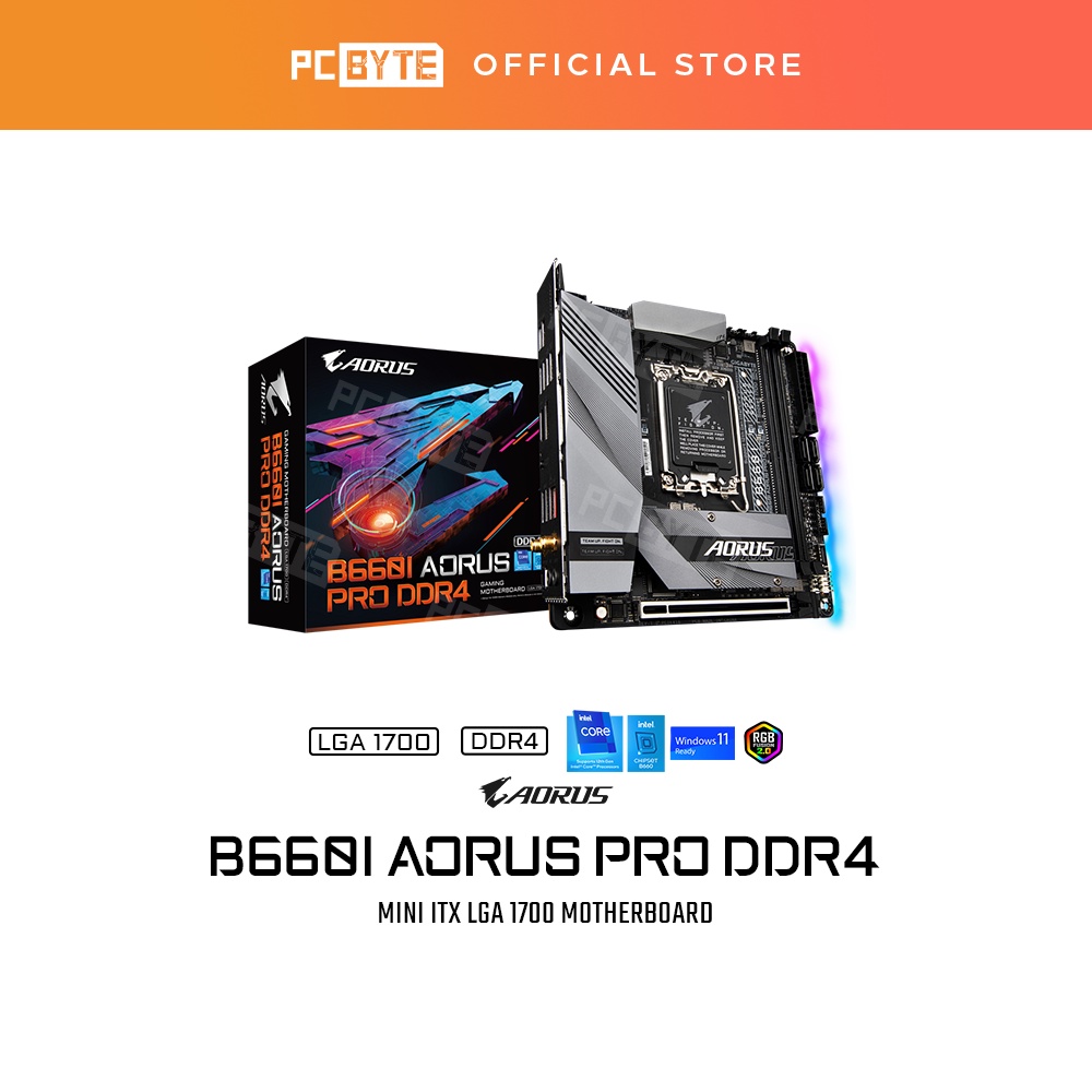 Gigabyte B660i Aorus Pro DDR4 Mini ITX LGA1700 Motherboard | Shopee Malaysia