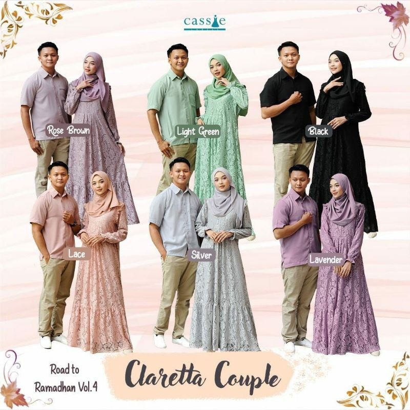 Best Selling!! COUPLE BY CASSIE LABELS LADY ZARA MIX. PREMIUM Lace ...