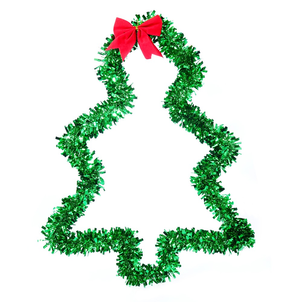 Y-6184-W Tree Shape Hanging Christmas Wreath Garland | Shopee Malaysia