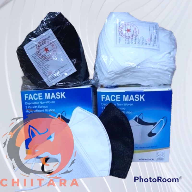 Duckbill Mask per BOX contains 50 Earloop Masks | Shopee Malaysia