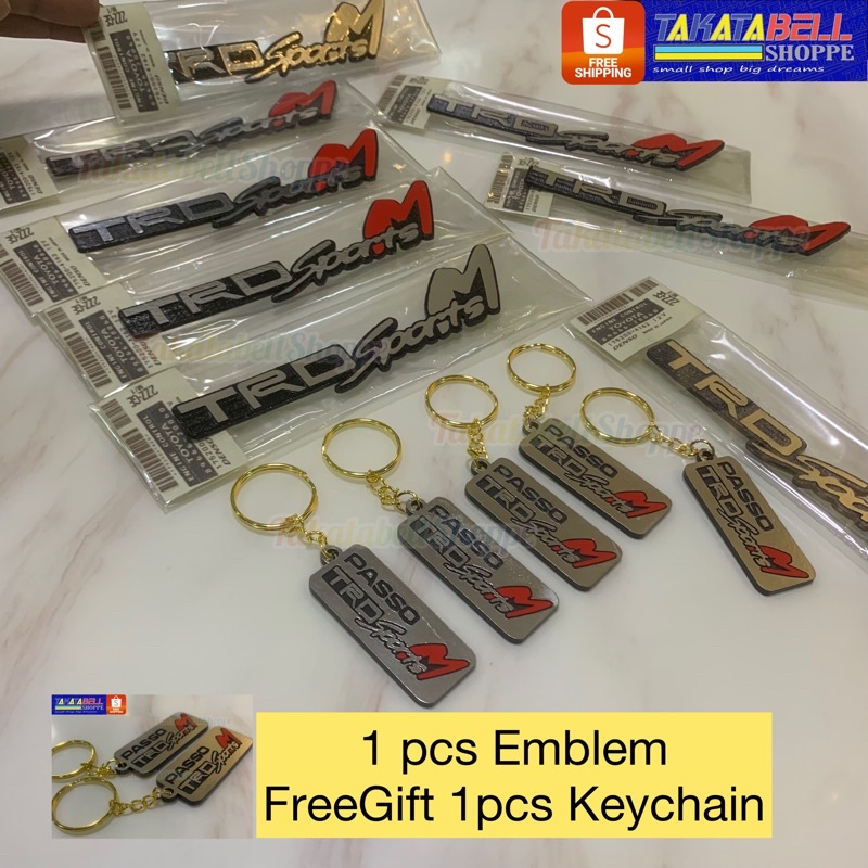 Emblem trd sport M/emblem TRD/emblem passo/toyota passo/emblem kereta ...