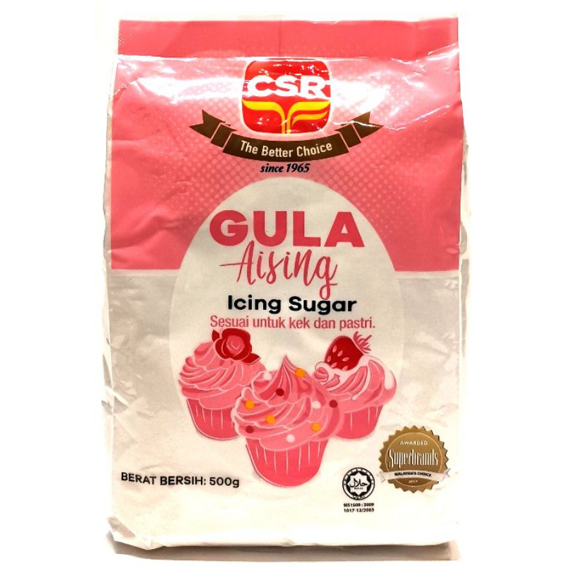 CSR GULA AISING 500GM ICING SUGAR | Shopee Malaysia