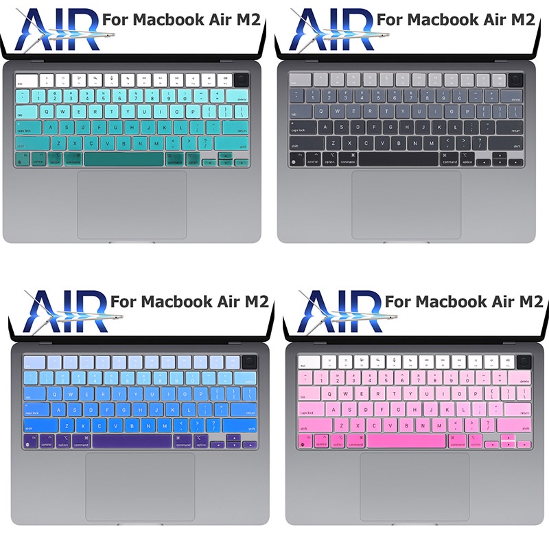 New color keyboard cover for 2023 macbook Air 15.3 A2941 13.6 M2 A2681 ...