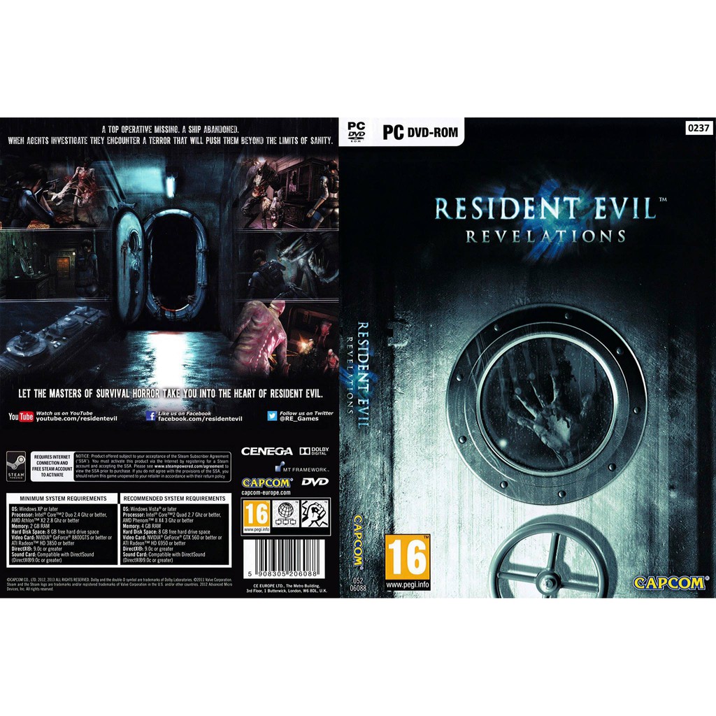 (PC DVD) Resident Evil Revelations Complete Edition | Shopee Malaysia