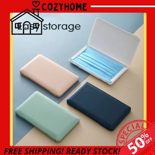 (C) Portable Mask Storage Clip Case Holder Plastic Holder | Shopee Malaysia