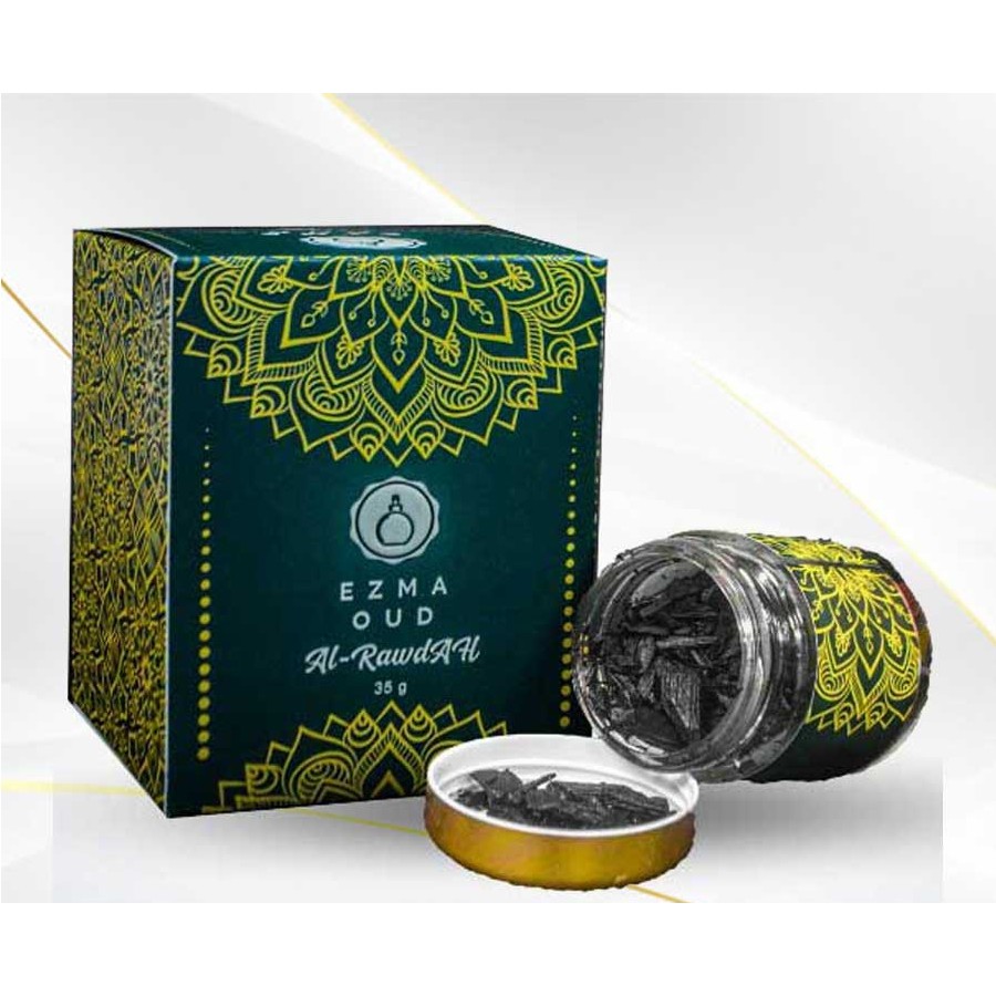 Original 💥 OUD AL RAWDAH (35 grams) by EZMA OUD Bahrain arabian bakhoor ...