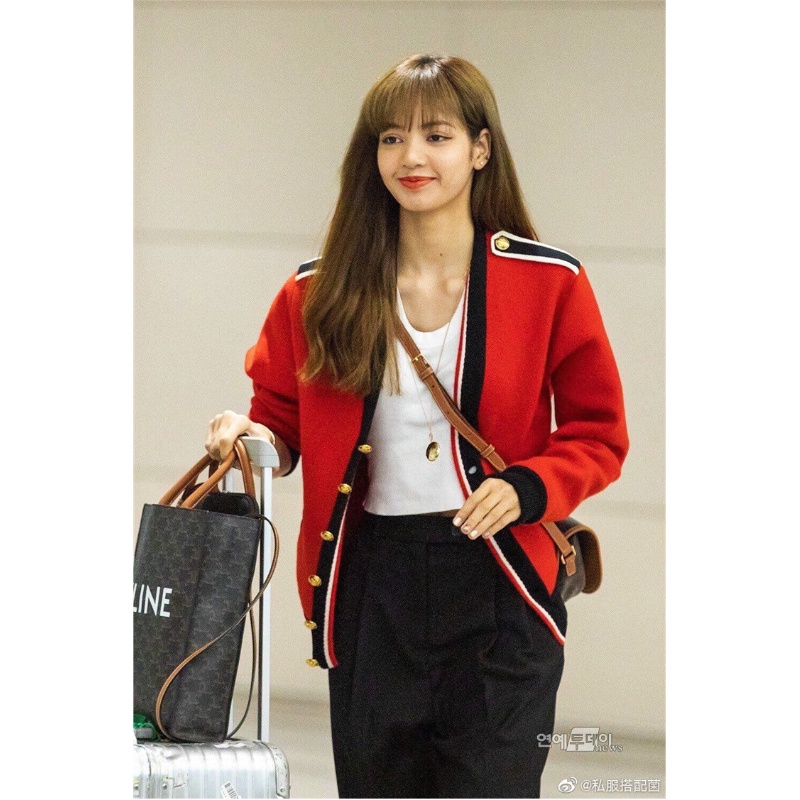 BP Lisa Jacket New Schooling Style V-Collar Long Sleeve Knitted Shirt ...