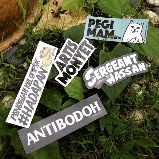 Anti Bodoh F281 sticker Stickmaniac | Shopee Malaysia