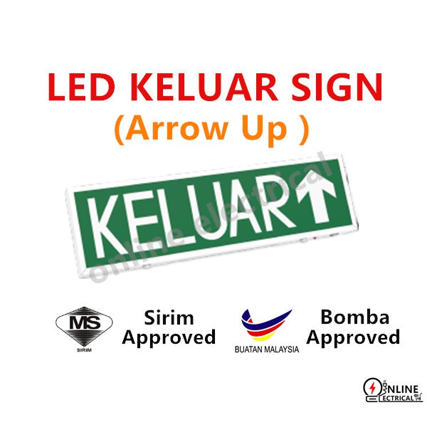 LED KELUAR SIGN (Arrow Up ) | Shopee Malaysia