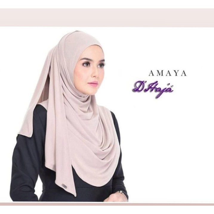 ORIGINAL D'Haja Amaya Basic Instant Shawl | Shopee Malaysia