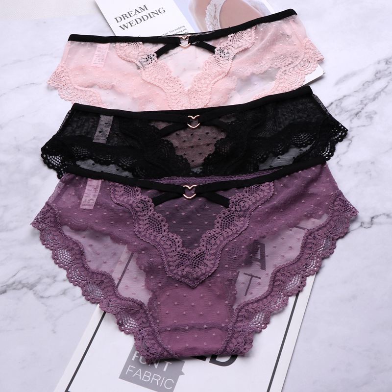 Woman Underwear Sexy Lace Breathable Soft Lingerie Female Briefs Panty 2121
