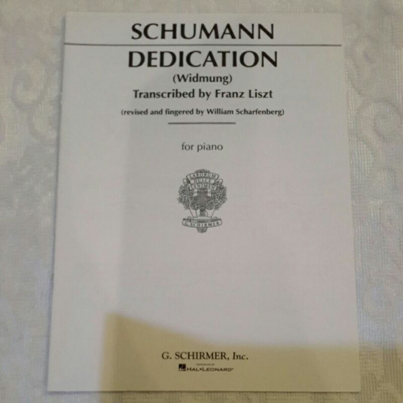Schumann Dedication (Widmung) Transcribed by Franz Liszt (for piano ...