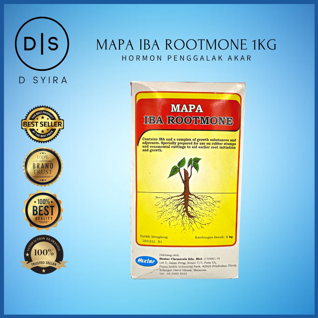 1kg Mapa IBA RootMone Hormon Penggalak Akar Terbaik | Shopee Malaysia