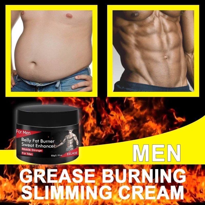EELHOE HOT CREAM MEN WOWEN Buang lemak seluruh badan bakar lemak badan ...