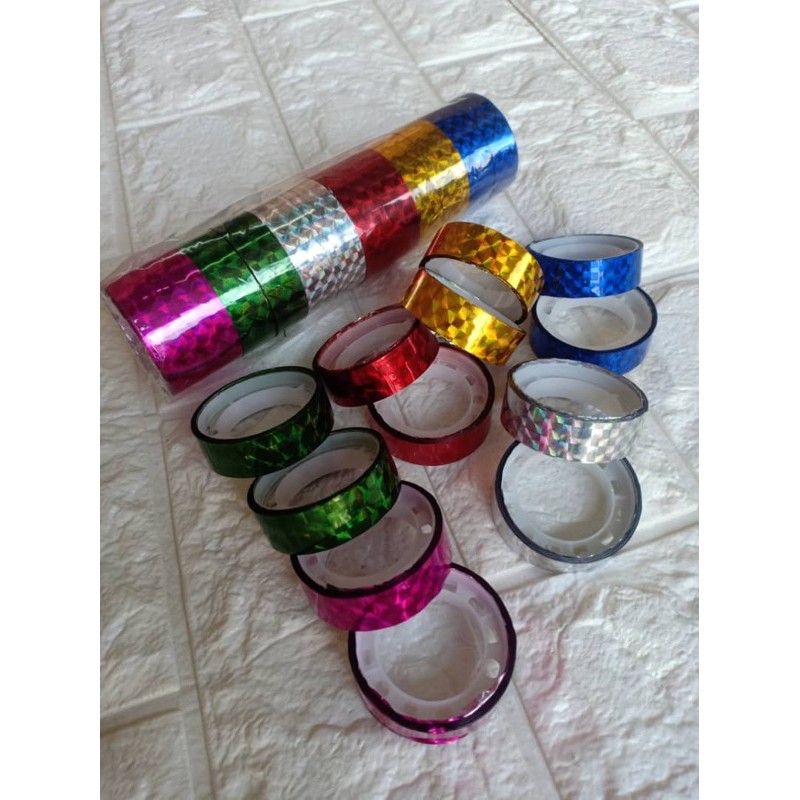 DIY Fancy Glitter Shinny Twinkle Bright Metallic Colour Sticker ...