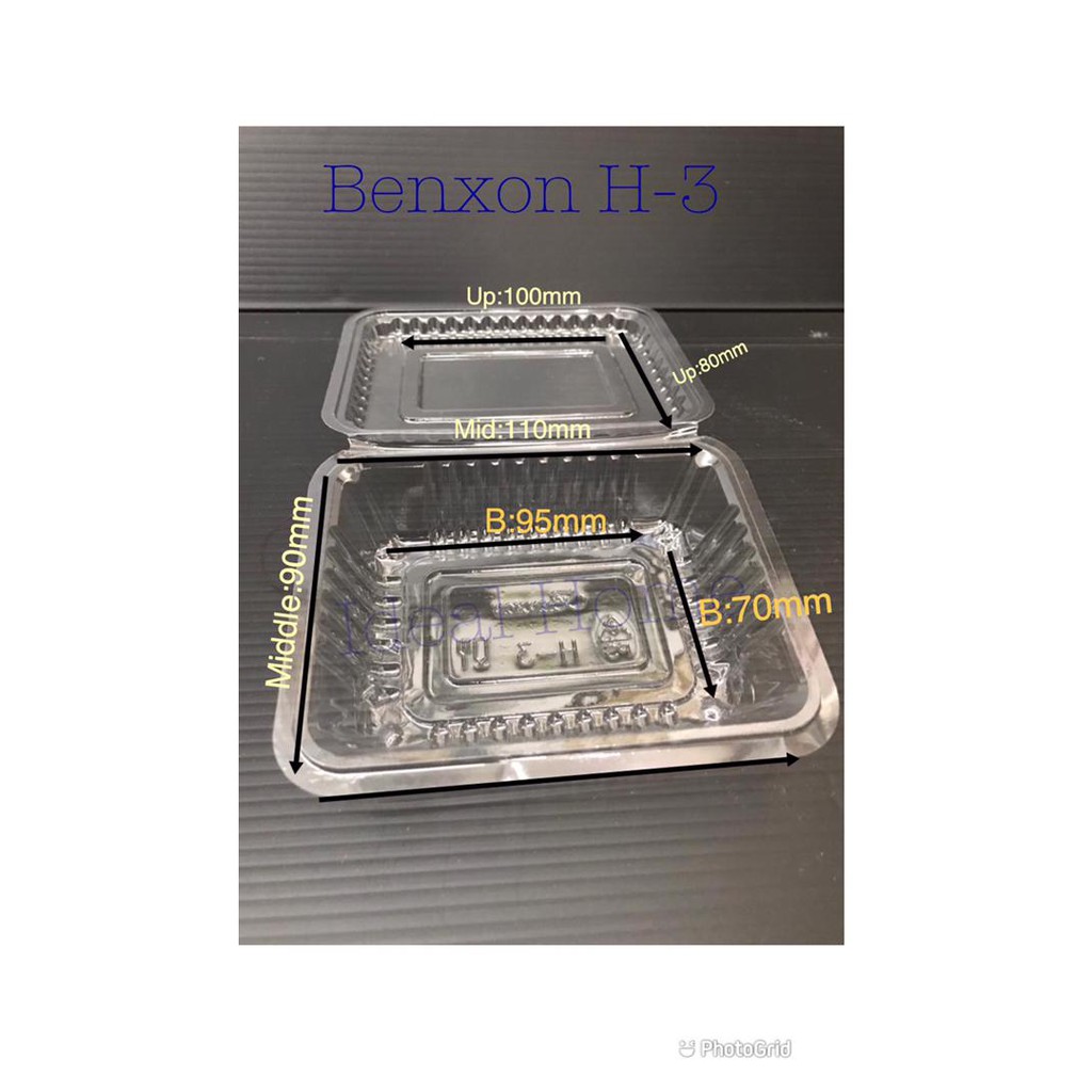 OPS-H-3 Benxon H-3 Food Tray Sushi Tray Plastick Tray | Shopee Malaysia