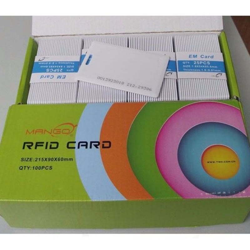 Original MANGO RFID Proximity EM Thin & Thick ID Card 125Khz 0.8~1.8mm ...
