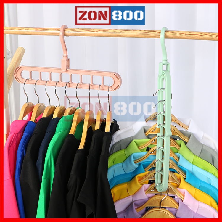 Simple Storage Hanger Rotatable Drying Hanger Horizontal and Vertical ...