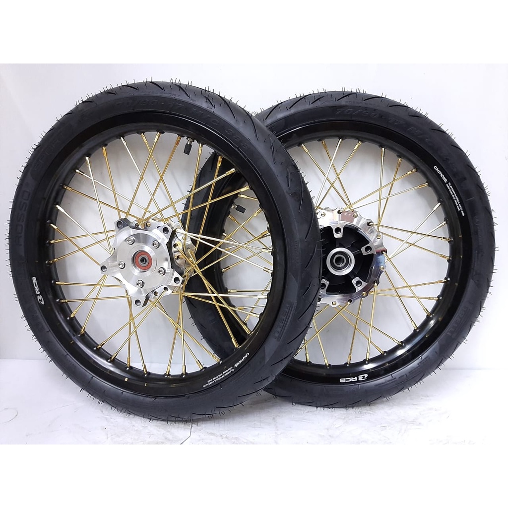Y15ZR Y16 PNP Full Set RCB Alloy Rim 160x17, Lidi RCB Gold, RCB Hub ...