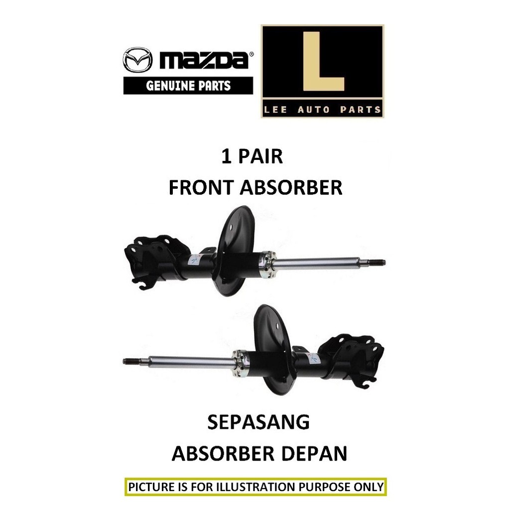 ORIGINAL MAZDA FRONT ABSORBER 2 DE DJ 3 BL BM BP 5 CW 6 GH GJ GL 8 LY ...