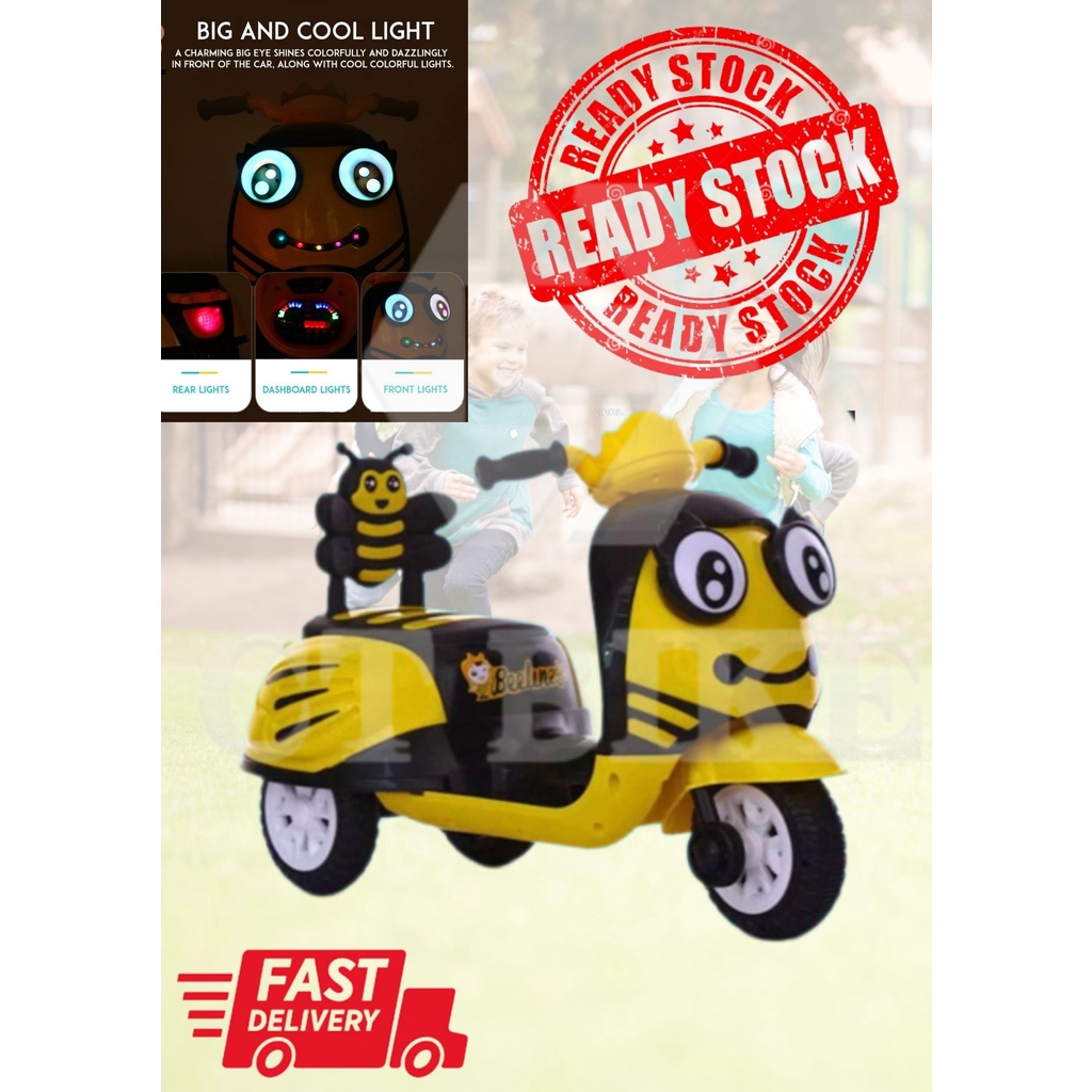CTBIKE Kids Ride On Electric Scooter BEE For Children Suitable For 1-7 ...