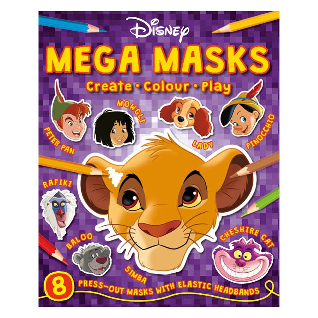 Disney Classics Mega Masks for Kids with 8 masks of favourite Disney ...