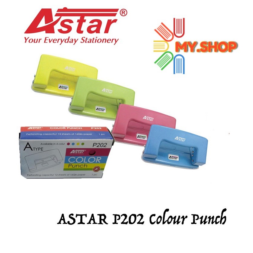 Astar Paper Puncher Two Holes Punch P202 | Shopee Malaysia