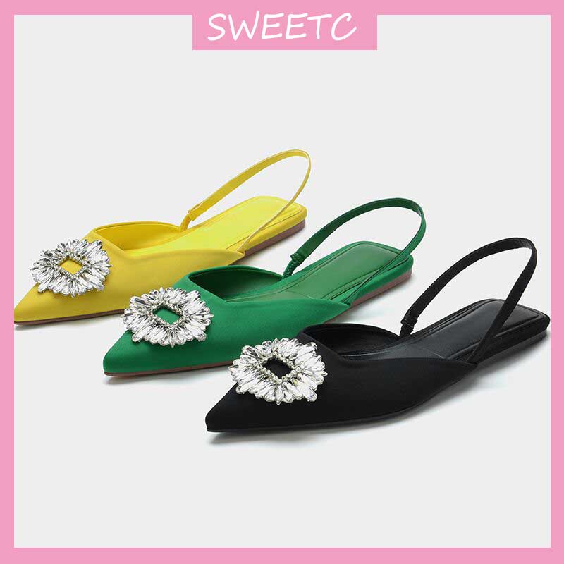 SWEETC Kasut raya perempuan Raya 2024 kasut tinggi Plus Size 35-42 ...