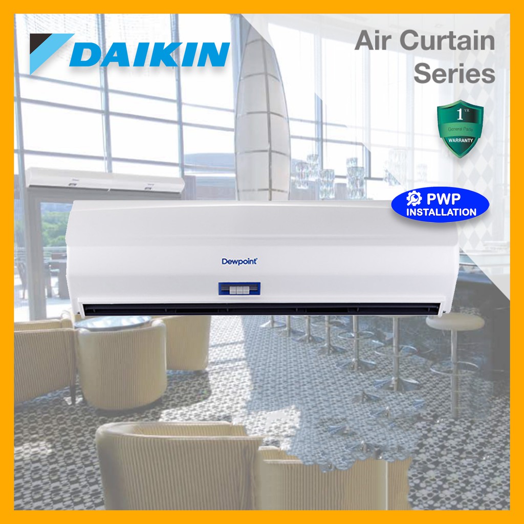 Daikin Dewpoint Air Curtain Standard 3FT & 4FT (DAC308C / DAC408C ...