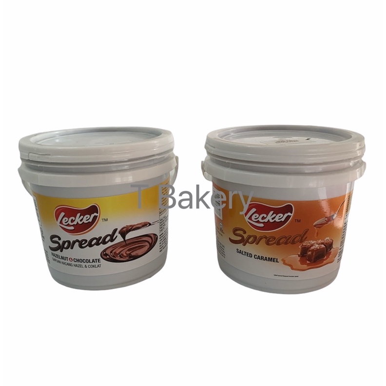 Lecker spread hazelnut Chocolate/ salted caramel 1kg 3kg | Shopee Malaysia