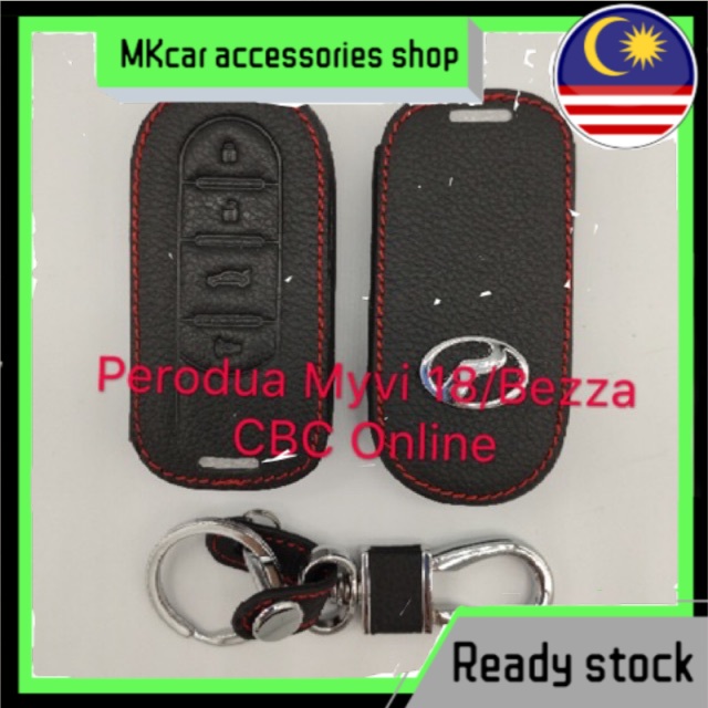 Perodua Aruz / Bezza / Myvi 2018 to 2019 Keyless LEATHER Car Remote Key ...