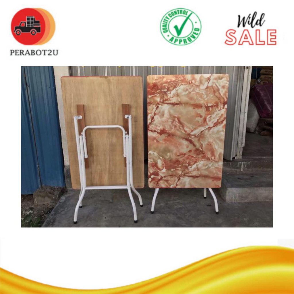 P2U 3V meja petak fomica 2x3/ meja kukuh / meja makan / meja kedai ...