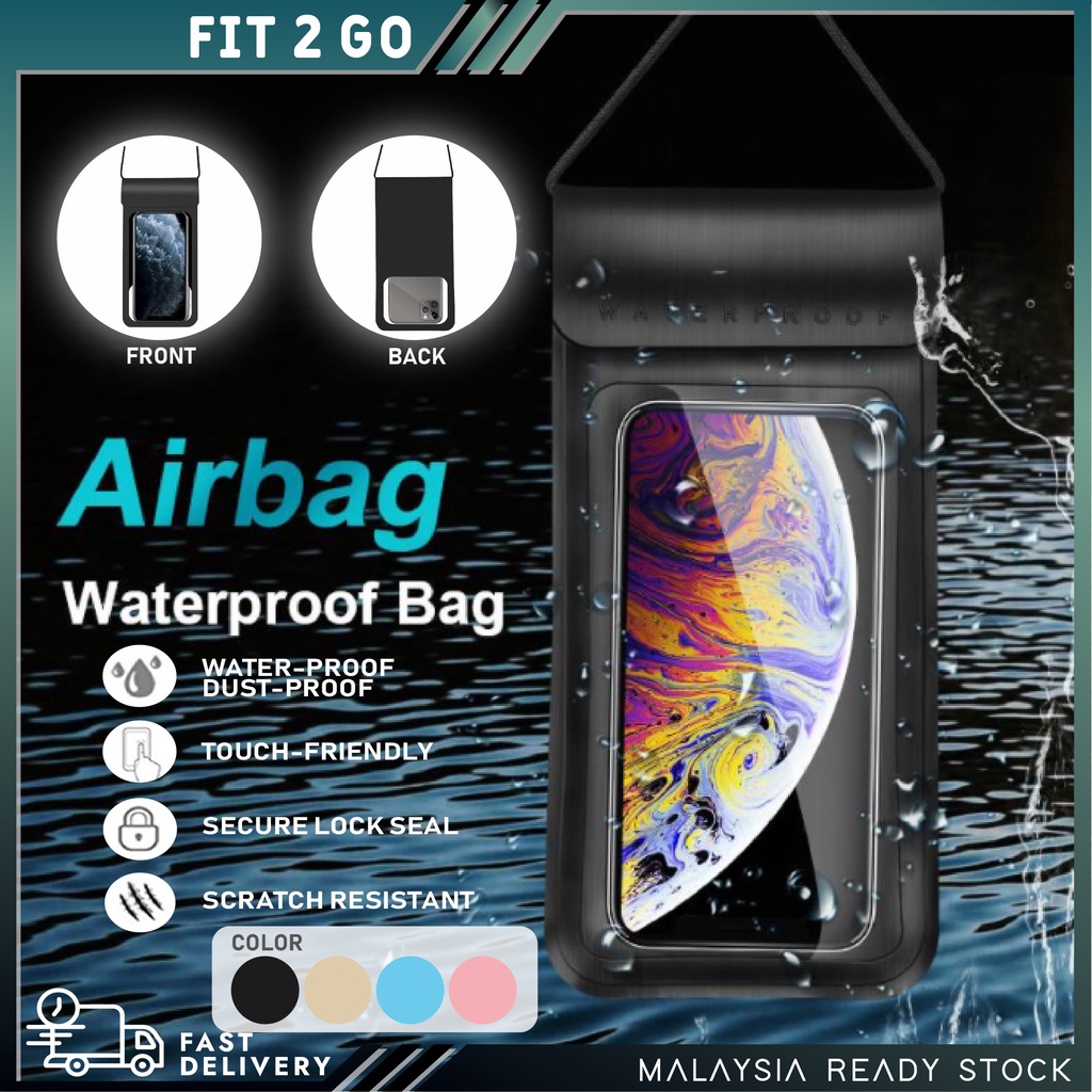 Waterproof Phone Pouch Screen Touch Underwater Swimming Sport Diving PU ...