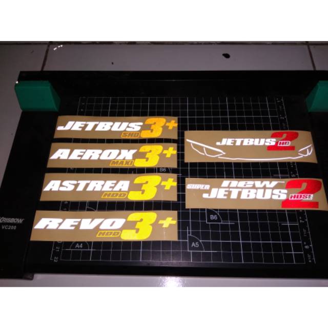 Cutting sticker jet bus Material Antemte | Shopee Malaysia