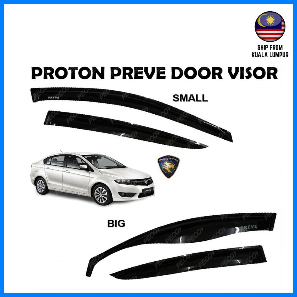 PROTON PREVE AIR PRESS DOOR VISOR (4PCS) | Shopee Malaysia