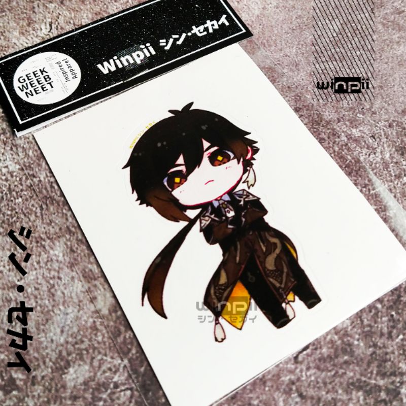 Zhongli Genshin Impact Stickers | Shopee Malaysia