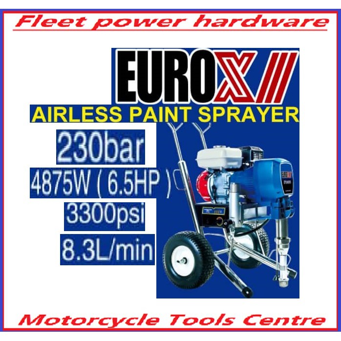 air less spray sprayer power pump suction wall floor hose stand nozzle ...