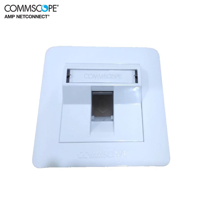 Commscope AMP® Angle Faceplate ( 1-Port ) | Shopee Malaysia