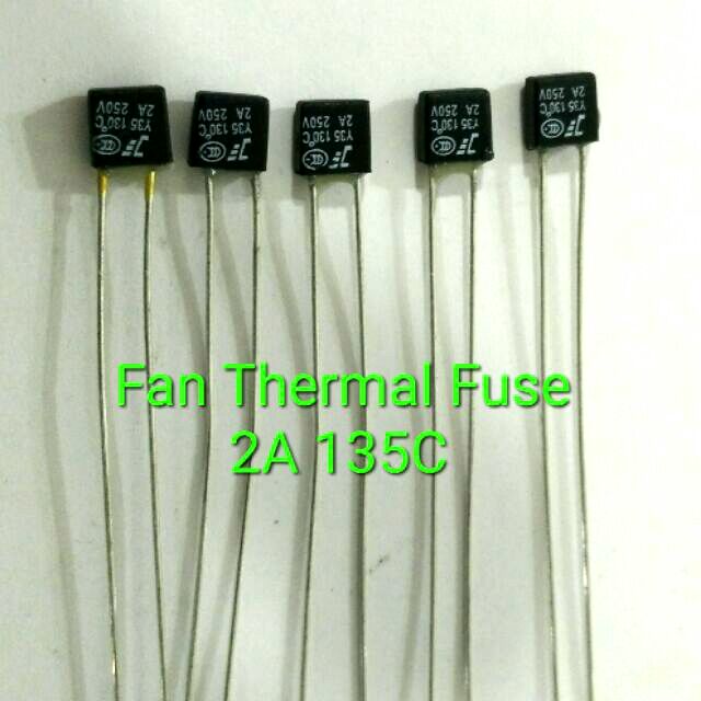 1 Biji Fan 2A 135C Thermal Fuse 2A 135C thermo fuse kipas | Shopee Malaysia