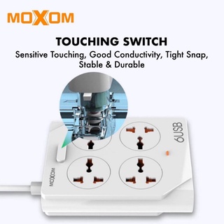 MOXOM Power Socket Extension Plug With USB Plug Socket Plug MKH63 Power ...